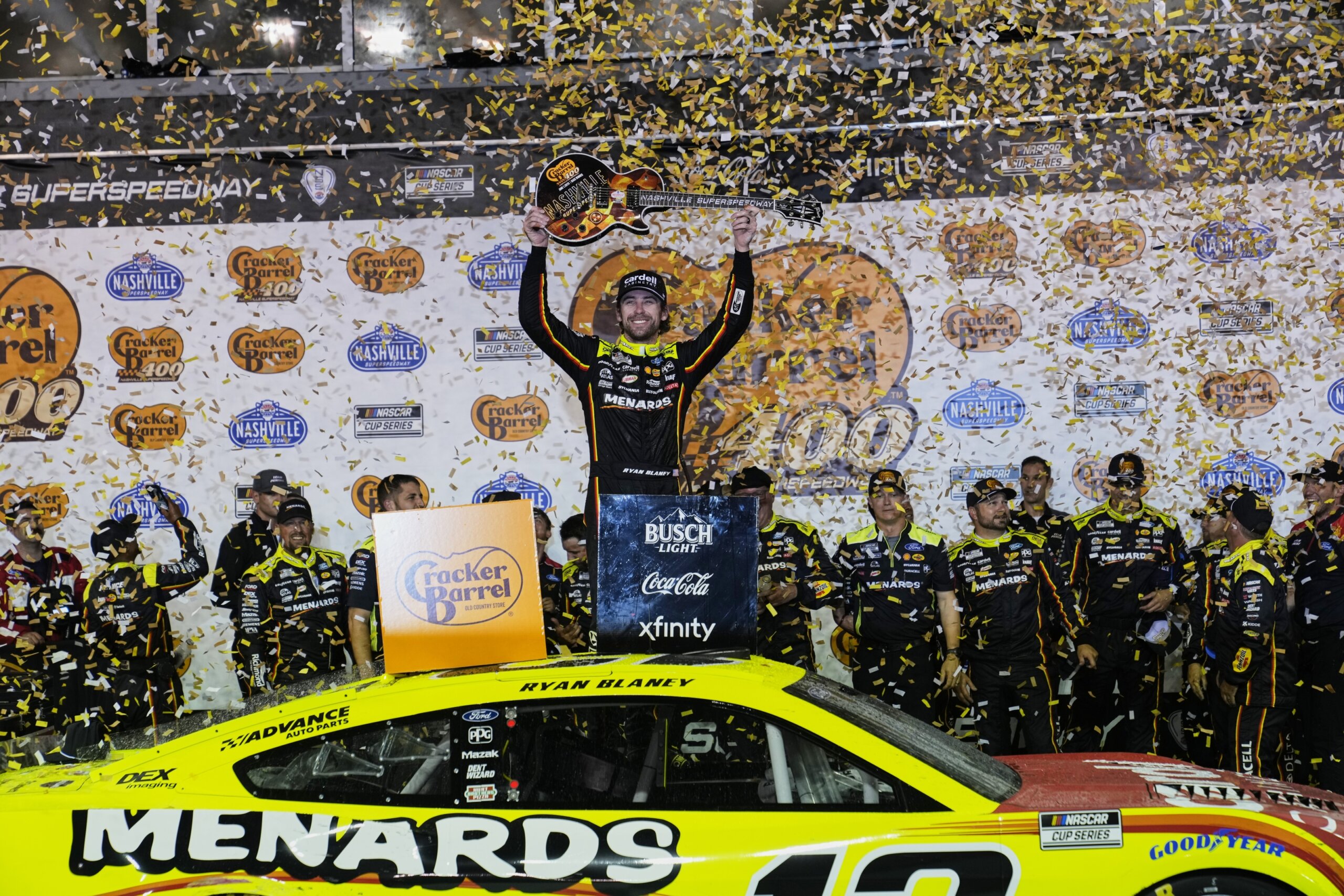 Ryan Blaney races to first NASCAR Cup Series victory of the year at ...