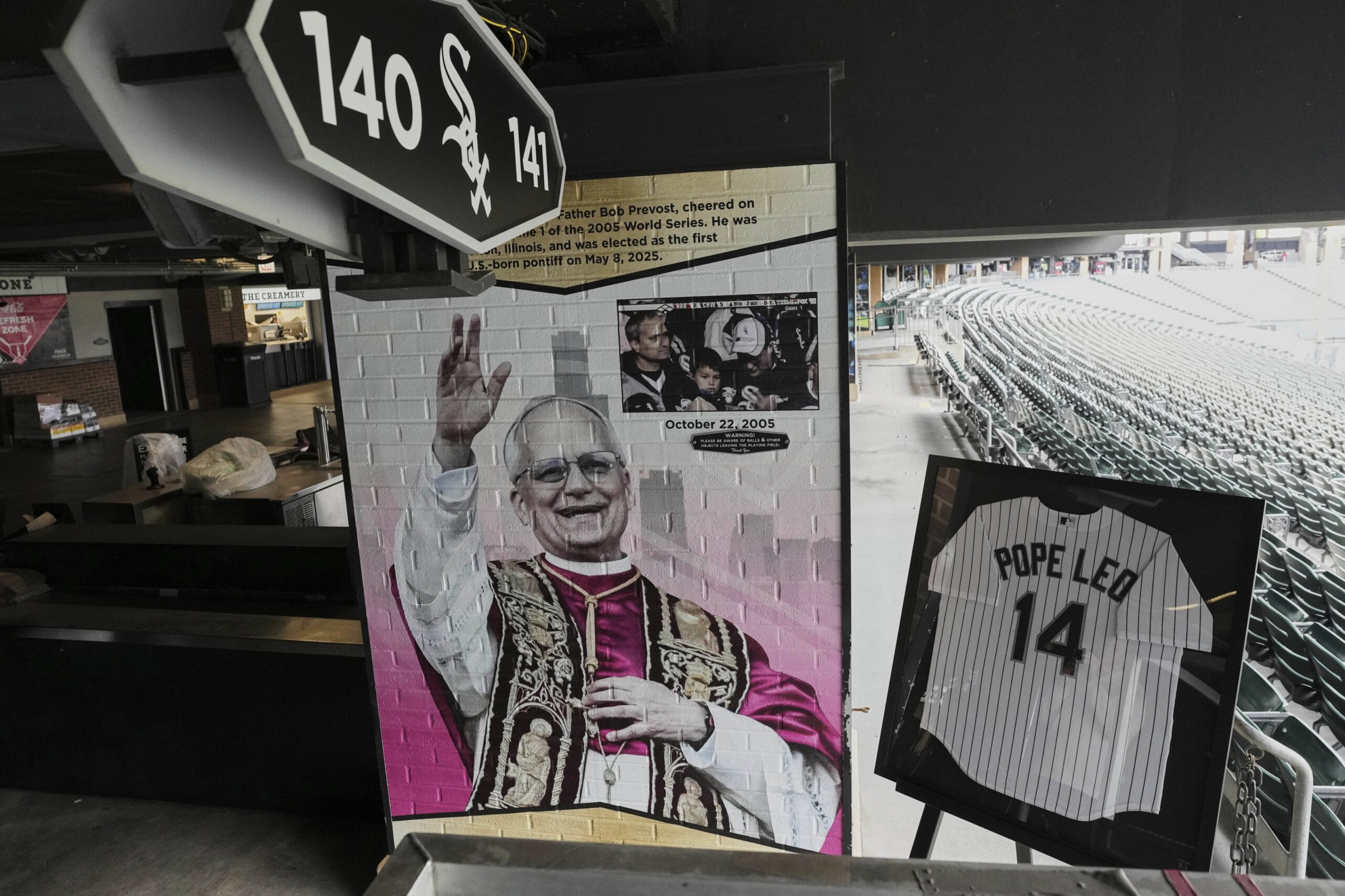 In White Sox stadium broadcast, Pope Leo XIV sends message of hope to ...
