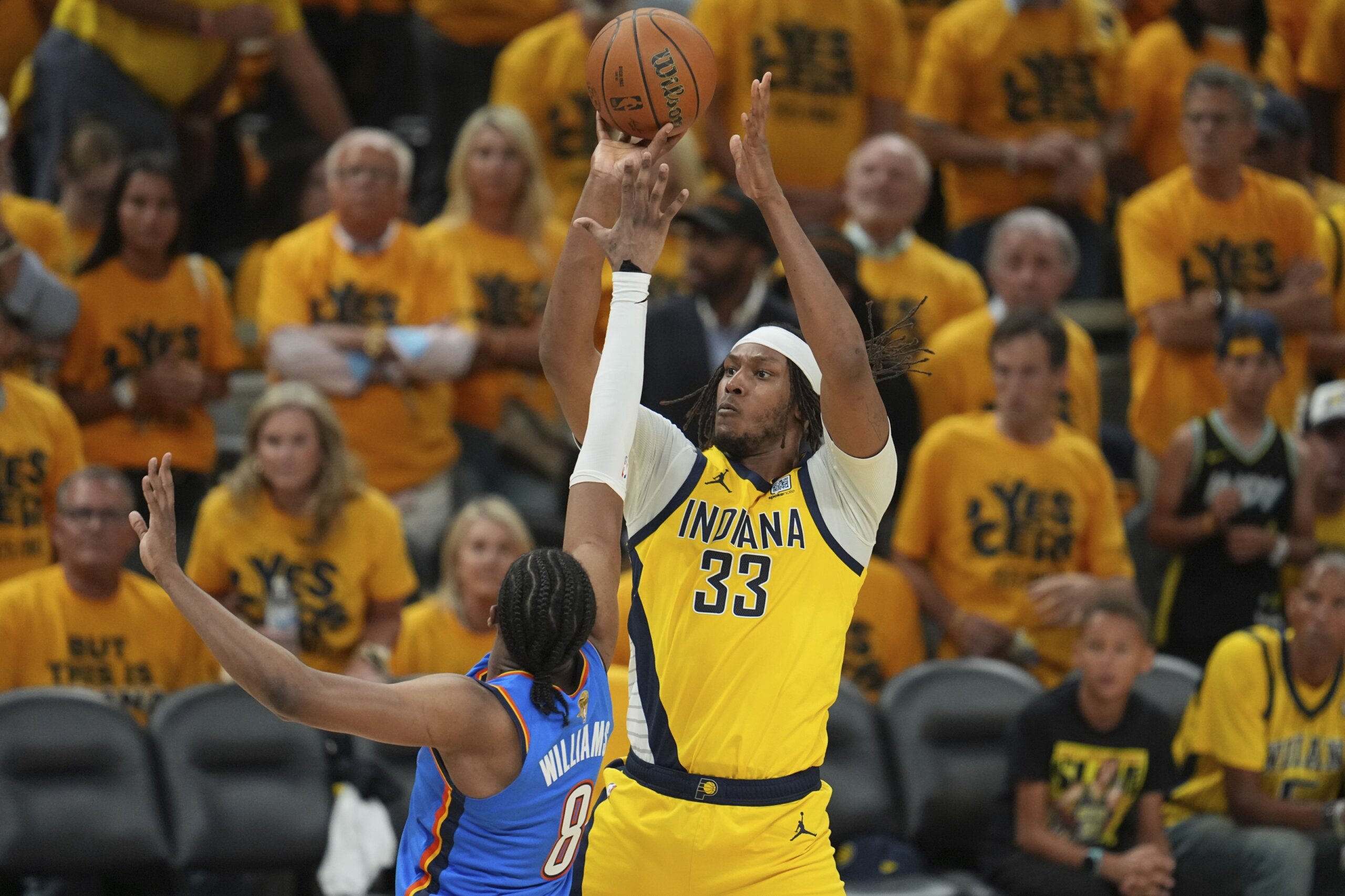 Myles Turner gets introduced by the Bucks, says he wants to keep ...