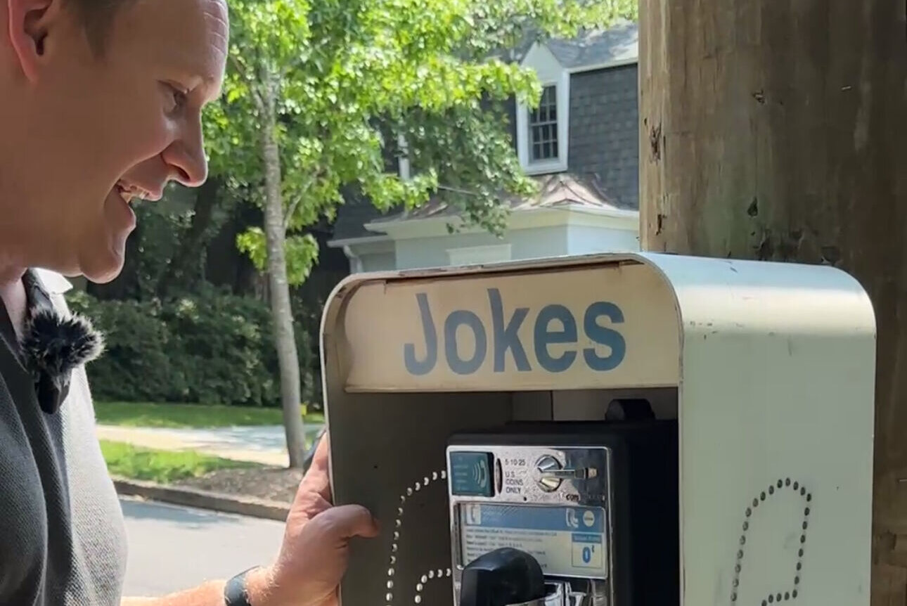 Repurposed phone booth hidden in a DC neighborhood entertains with ...