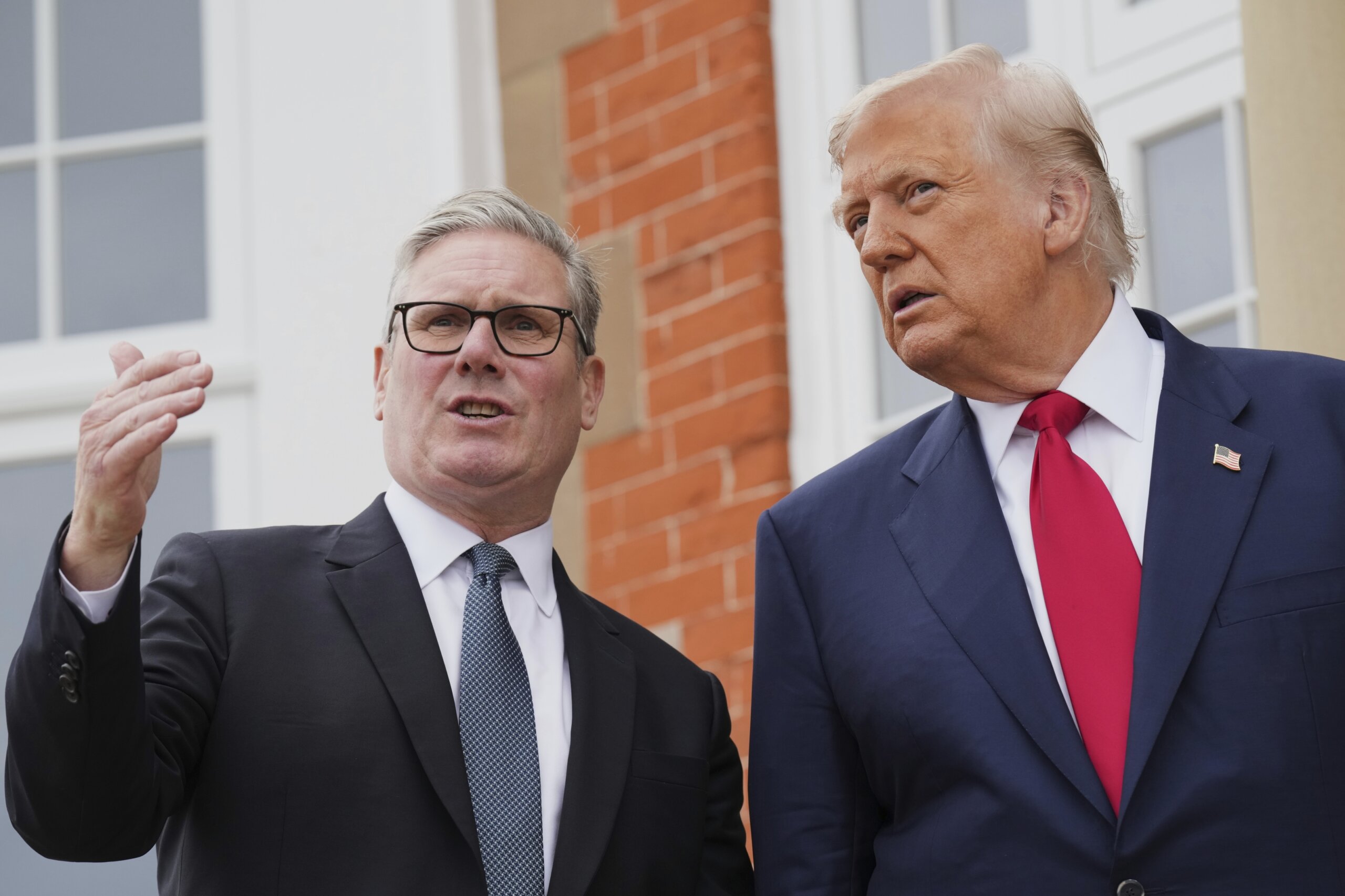 The Latest: Trump calls for more Gaza aid during meeting with UK’s ...