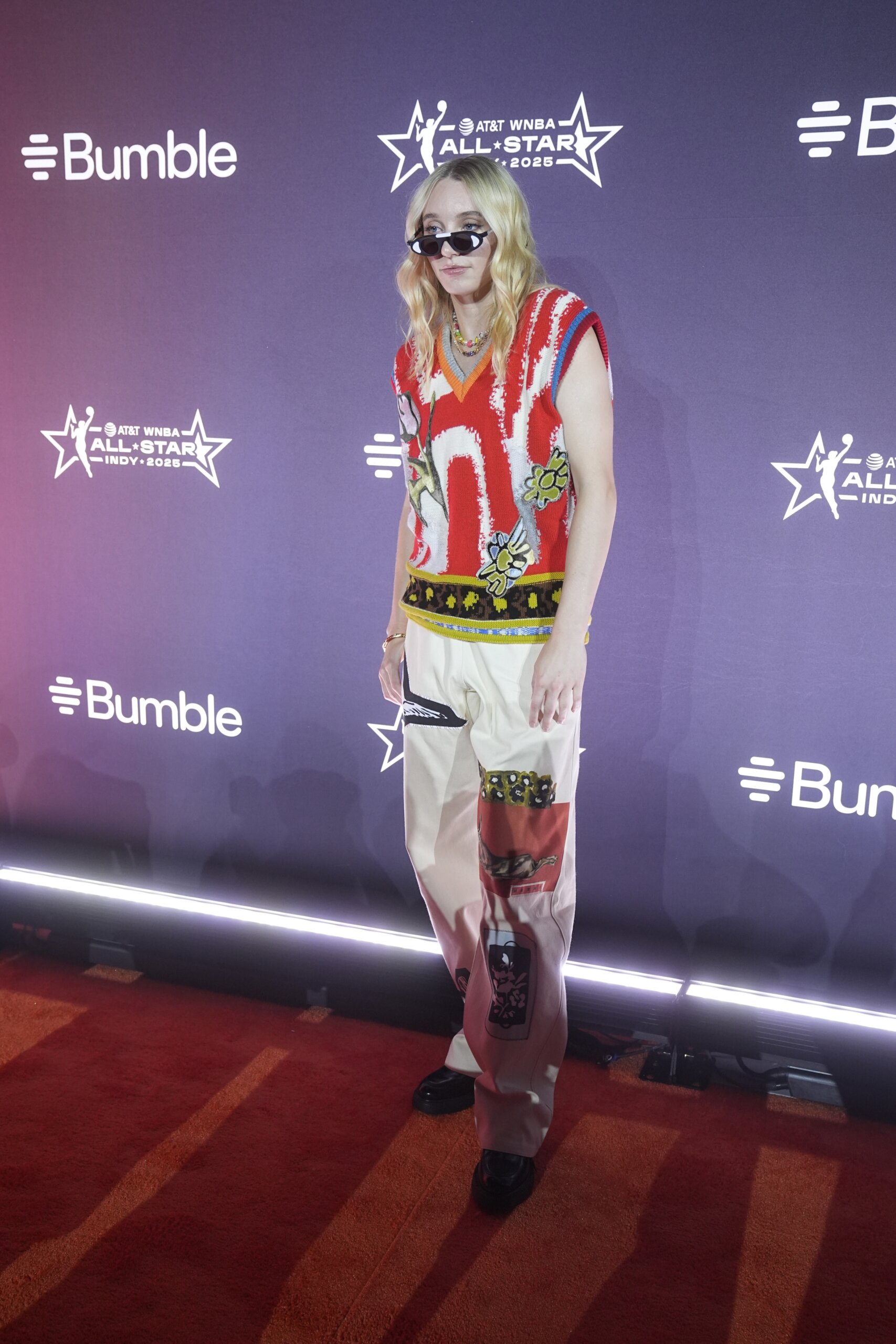 WNBA All-Stars dazzle fans with stunning fashion on the Orange Carpet ...