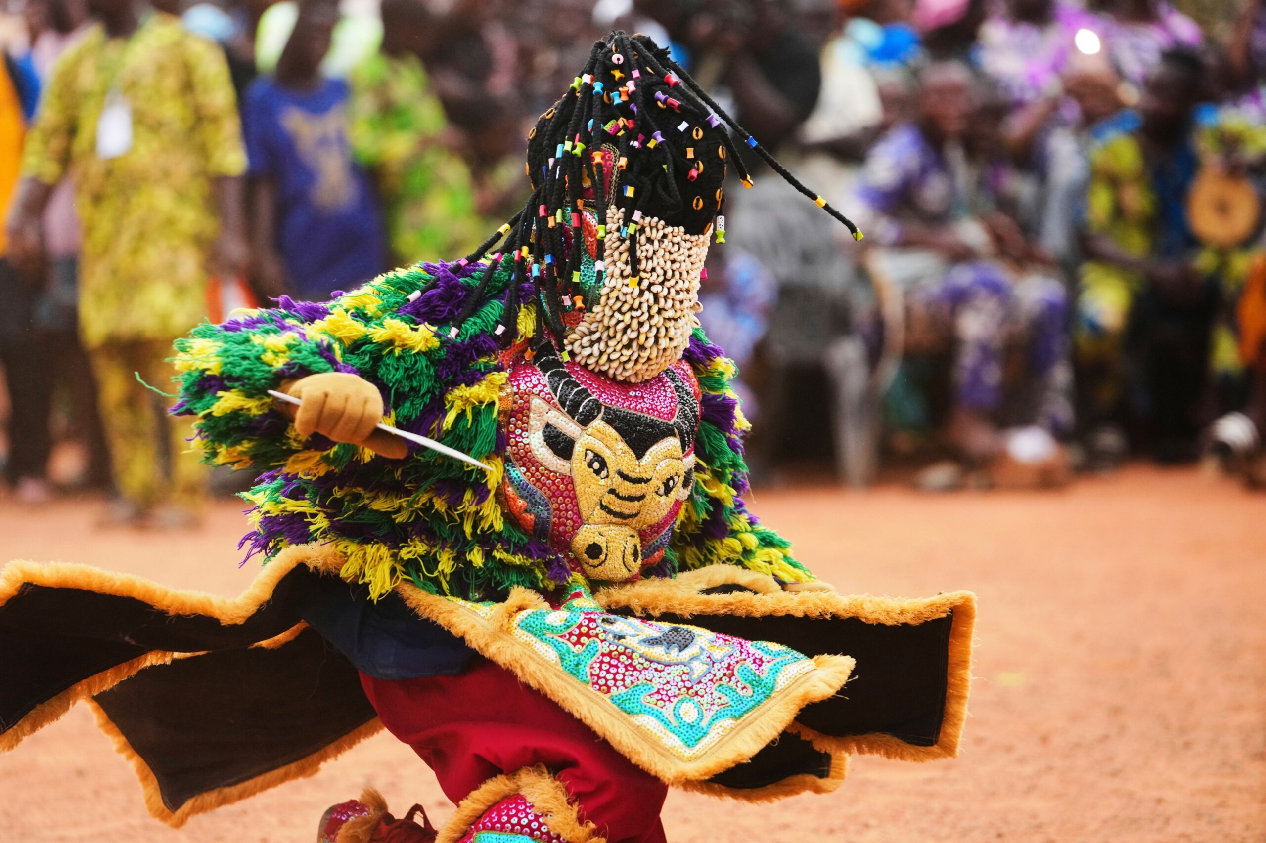 Photos of Benin’s traditional mask festival as ancient customs come ...