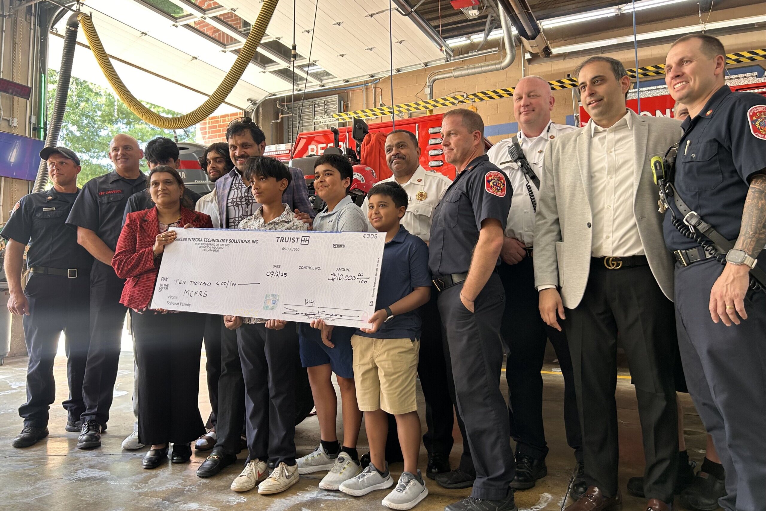 First responders in Maryland reconnect with 12-year-old saved from a ...