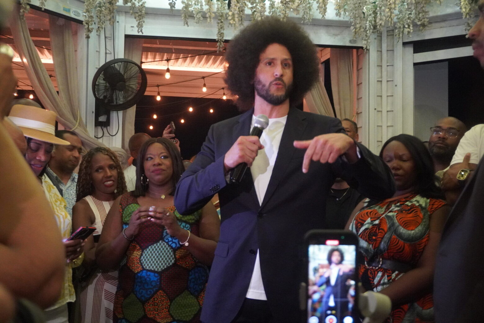 In surprise appearance, Colin Kaepernick teases partnership with Prince ...