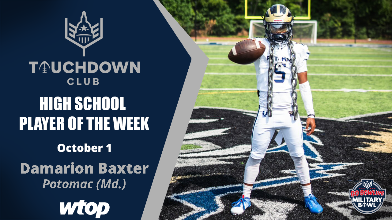 Player of the Week: Potomac’s Damarion Baxter - WTOP News