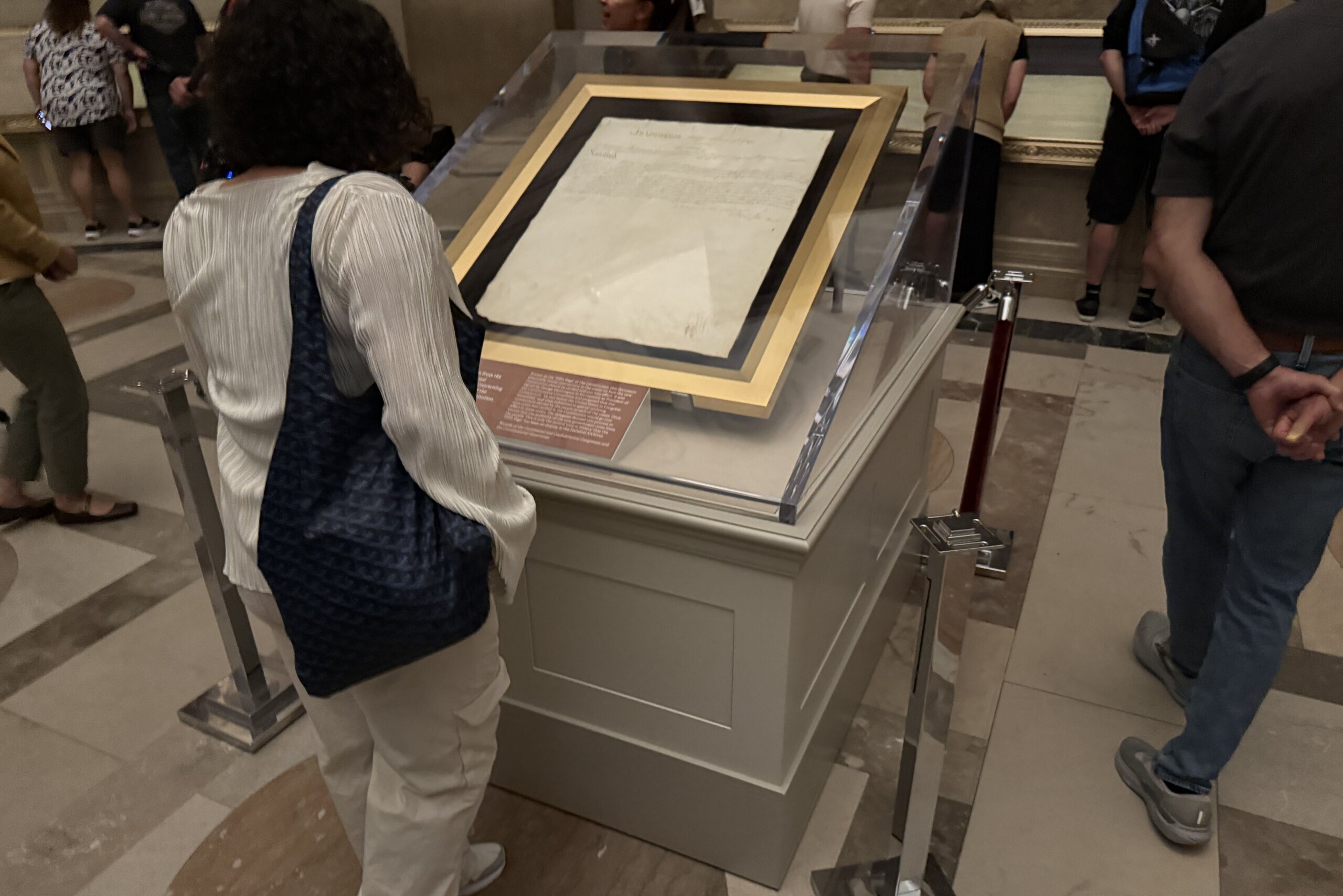 The entire Constitution is on display for the first time in US history ...