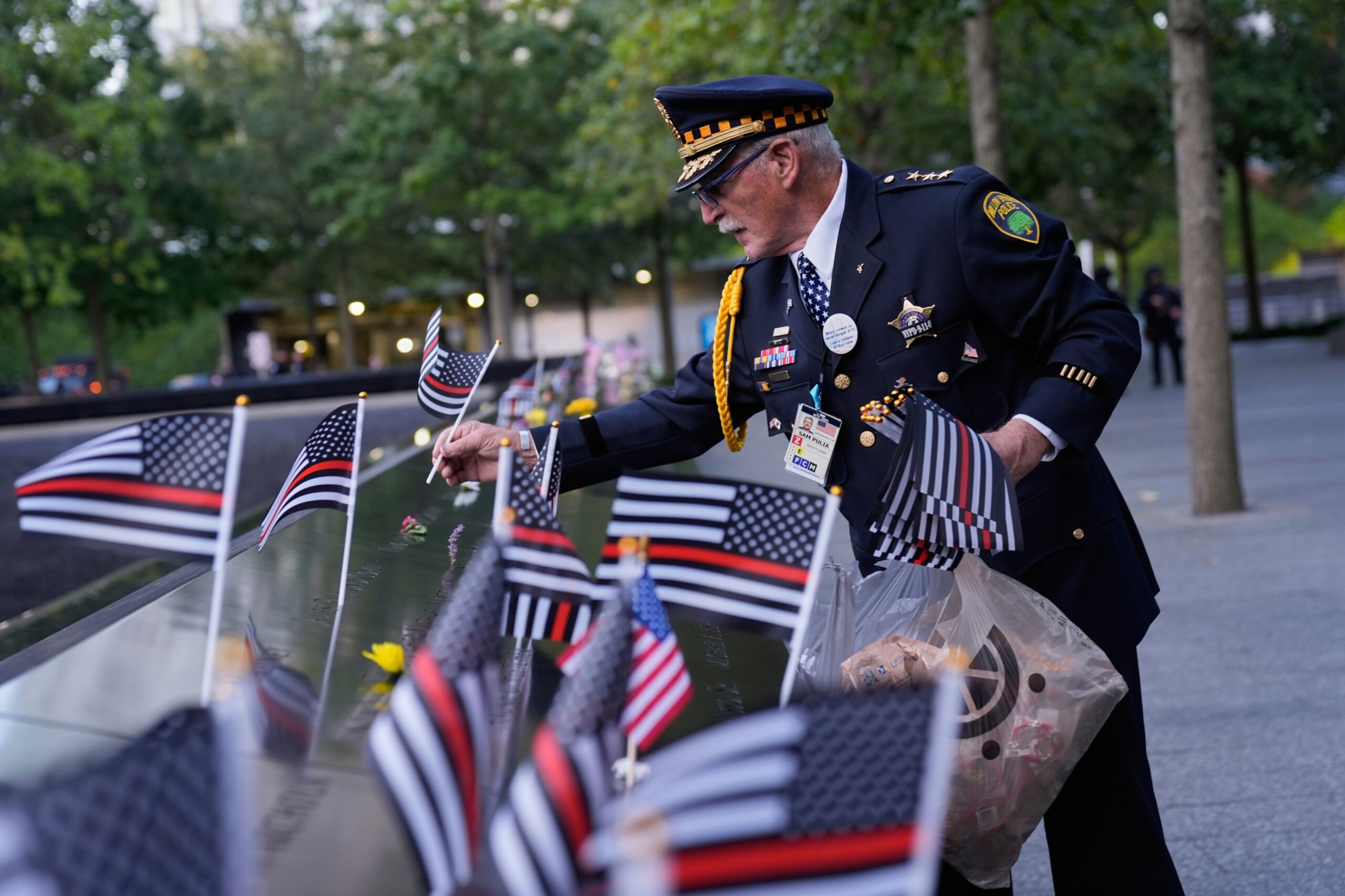Americans mark the 24th anniversary of the 9/11 attacks with emotional ...