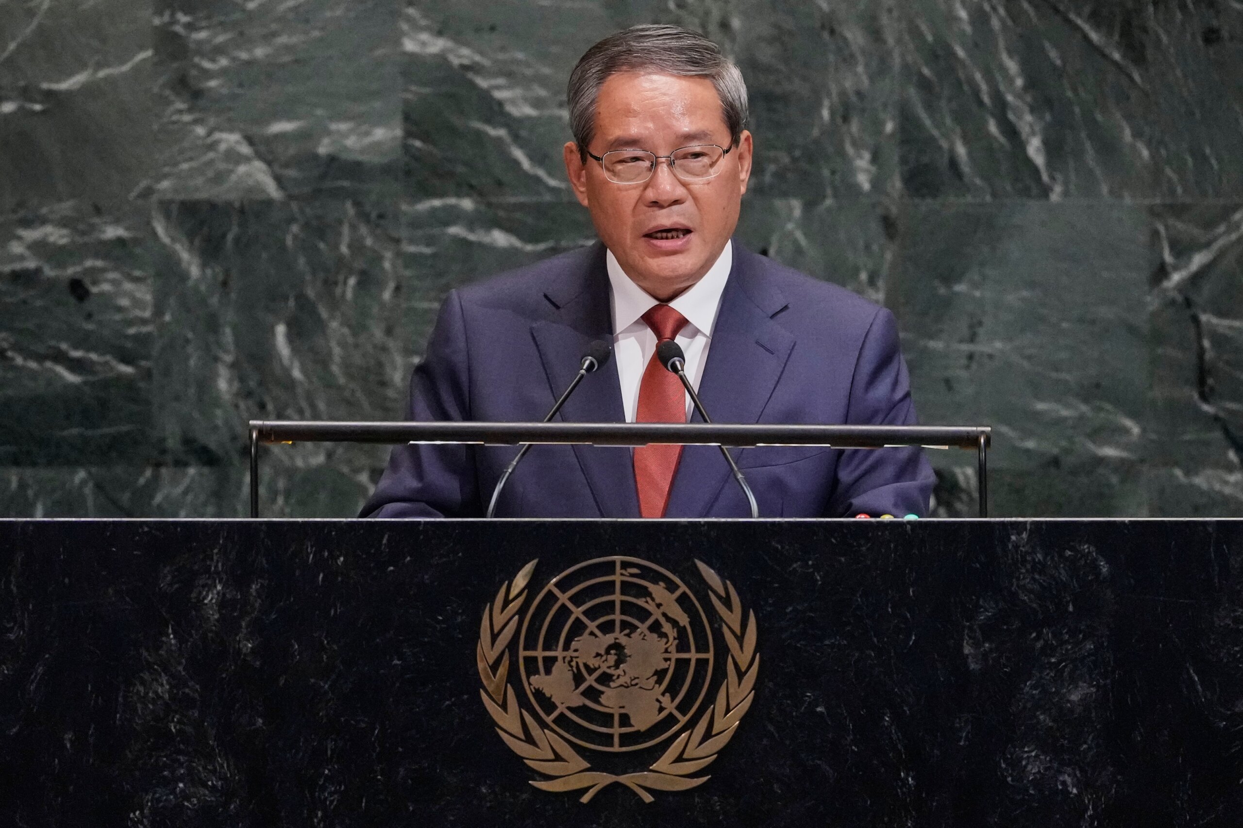 China’s No. 2 leader, in debut of sorts on world stage at UN, echoes his nation’s concern about ...