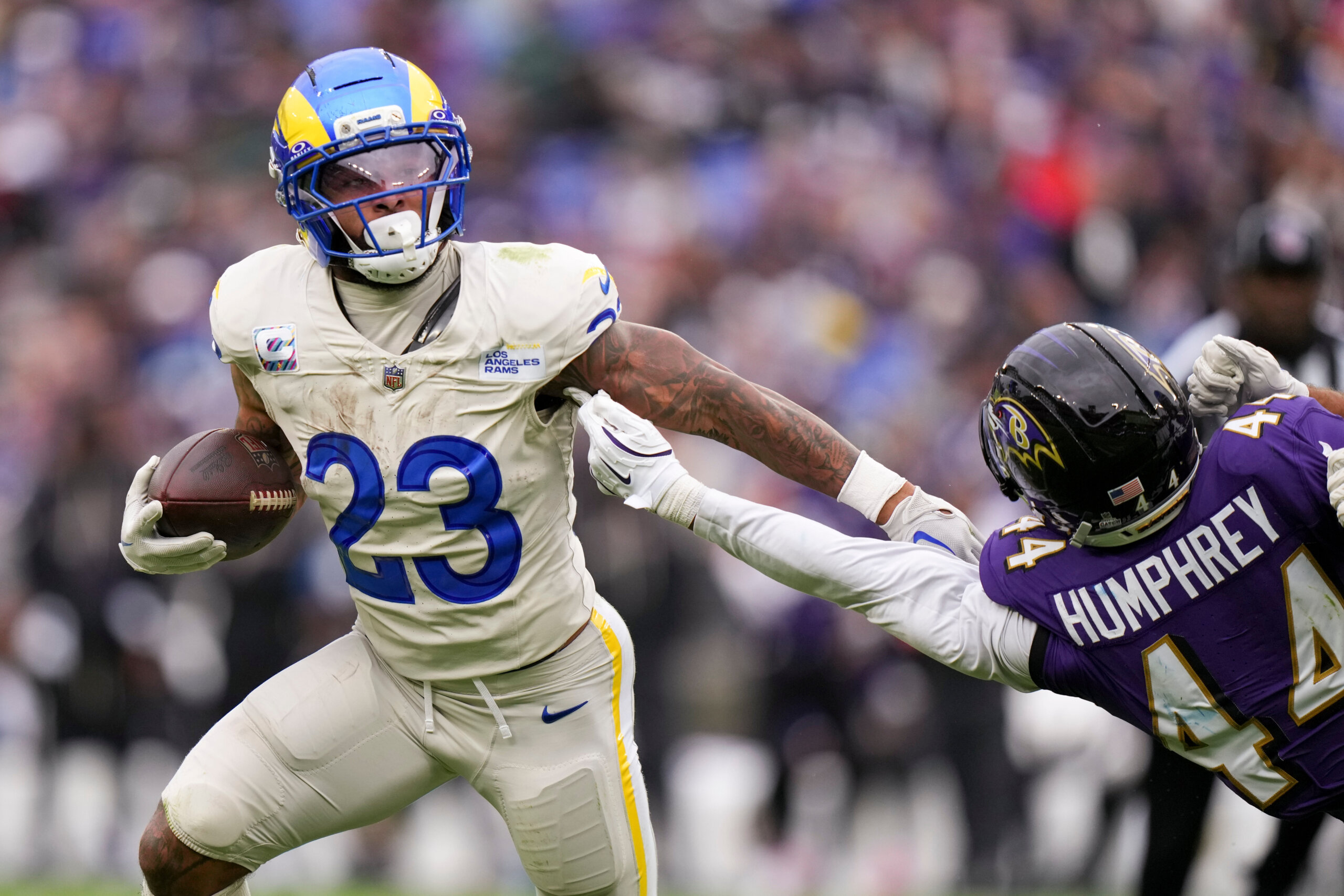 Rams stuff the Lamar Jackson-less Ravens 17-3, dropping Baltimore to 1 ...