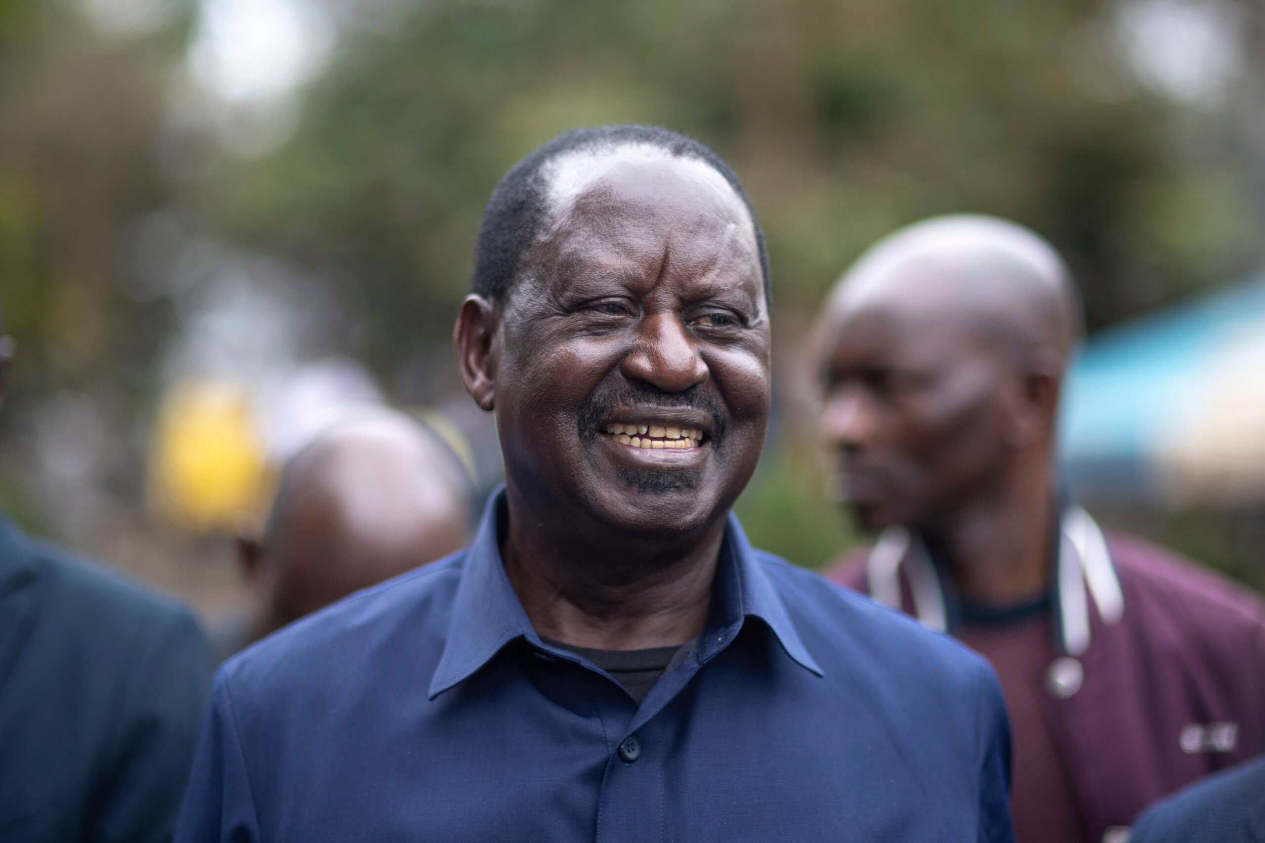 Former Kenyan premier Raila Odinga, a key figure in African democracy ...