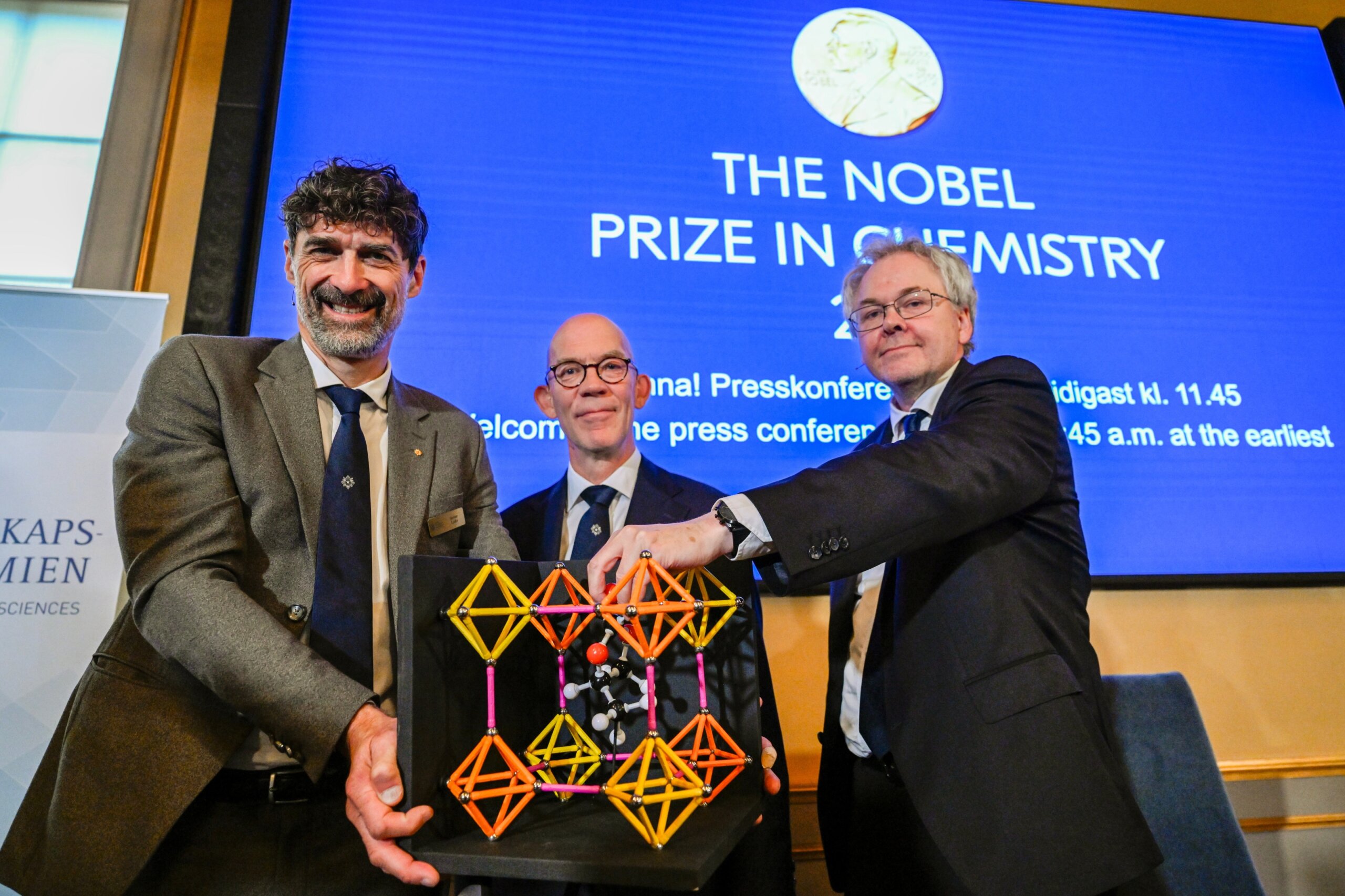 Nobel Prize in chemistry goes to discovery that could trap C02 and ...