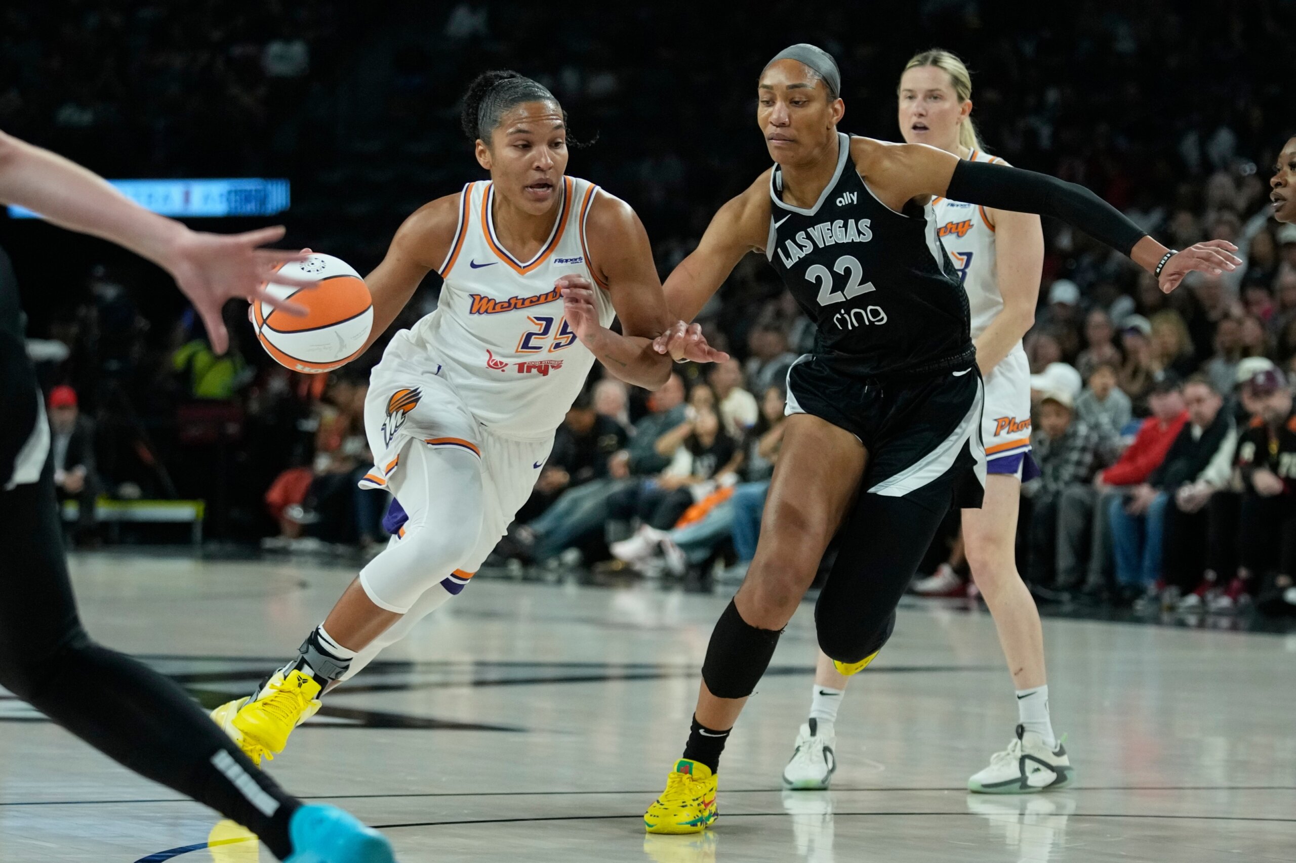 A’ja Wilson and Dana Evans lead Las Vegas Aces past Phoenix Mercury 89 ...