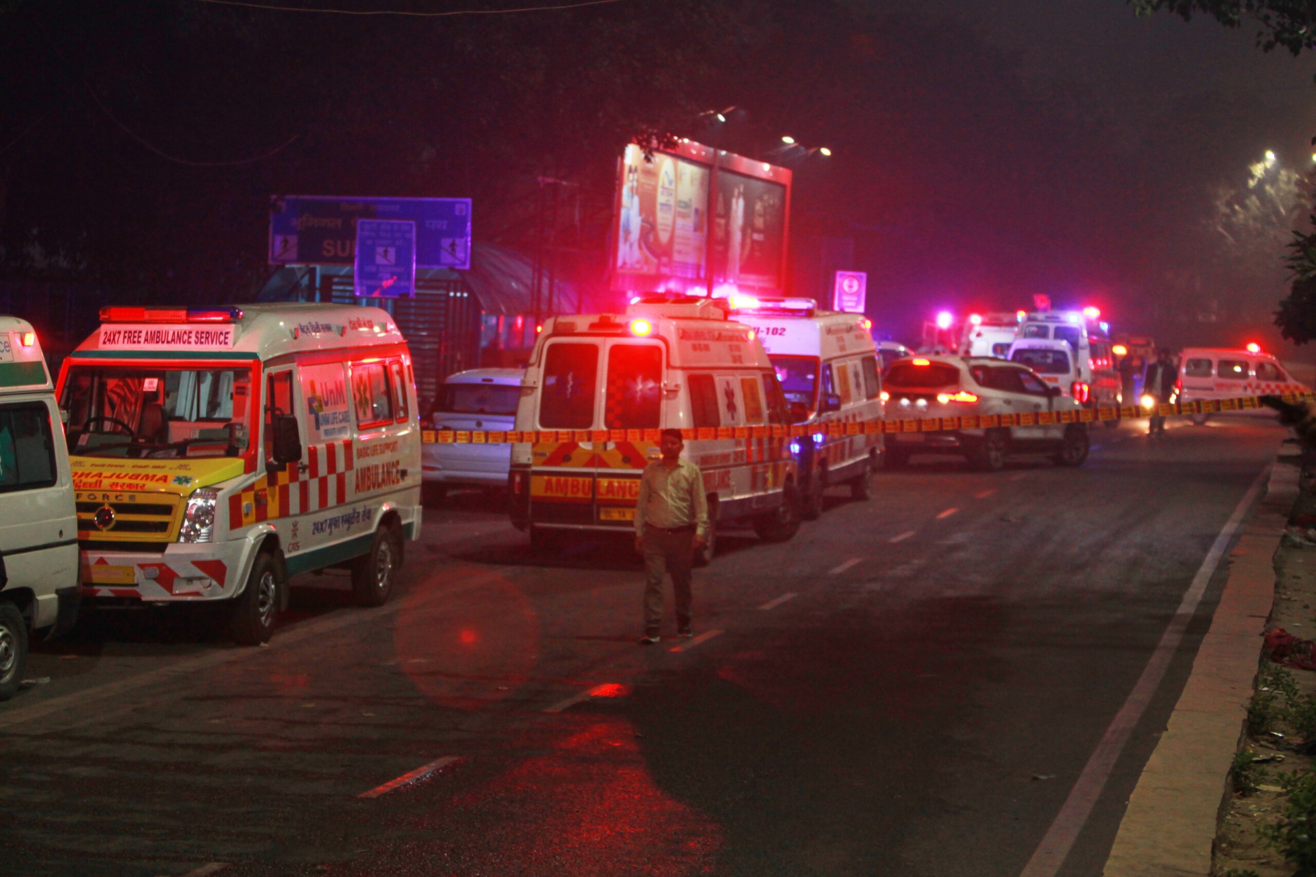 Car blast near New Delhi’s historic Red Fort kills at least 8 people ...