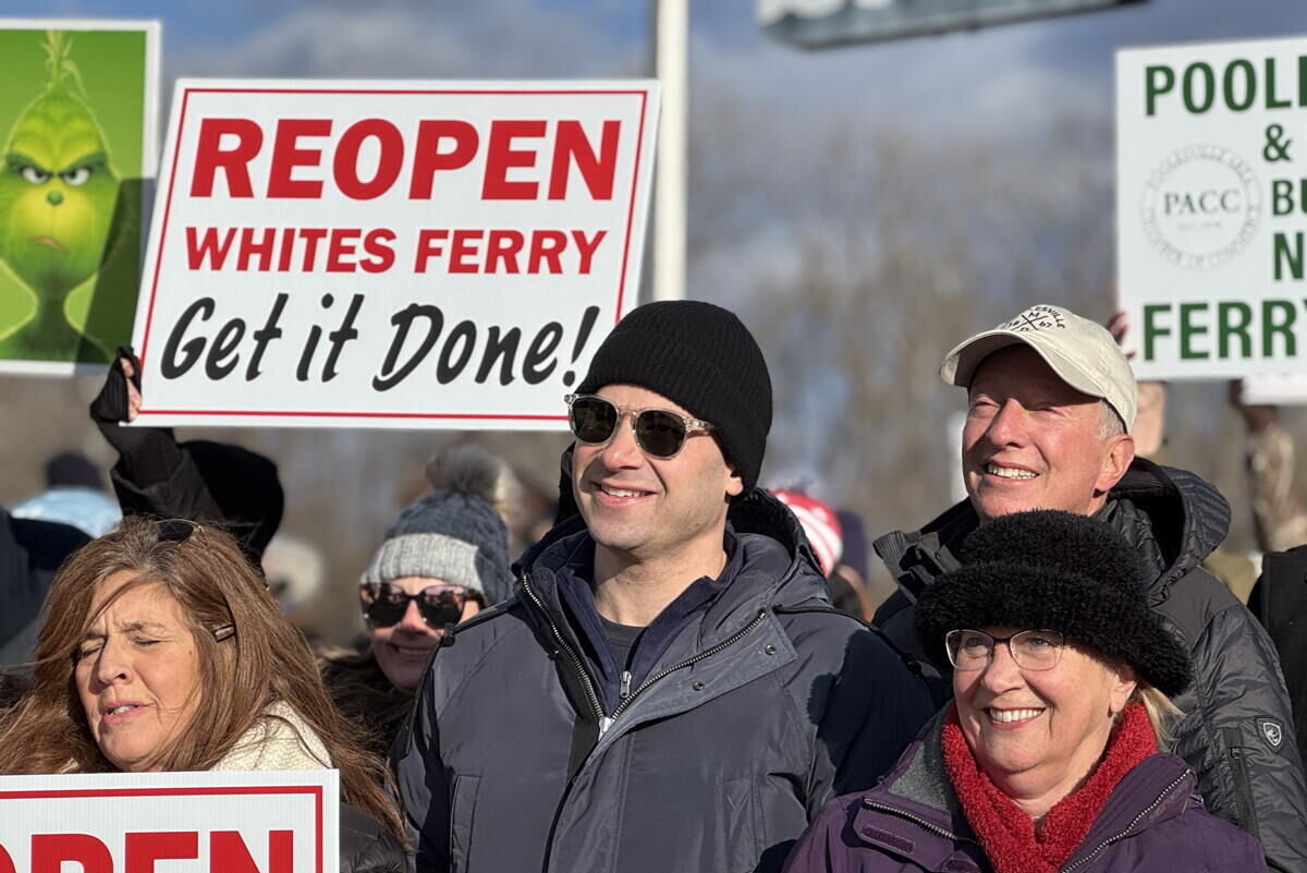 Protesters in Poolesville rally to reopen White’s Ferry 5 years after ...