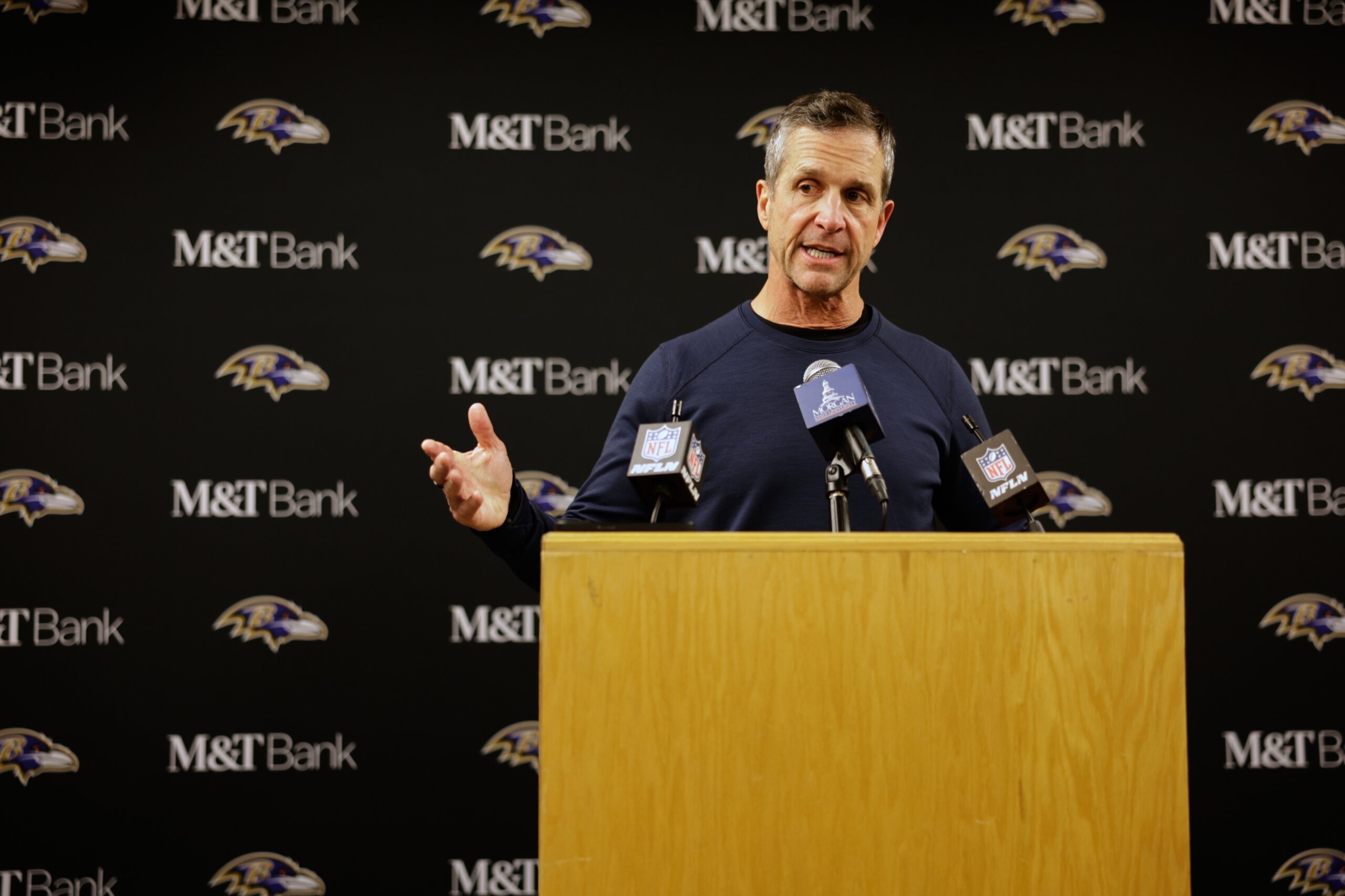 John Harbaugh interviews in person for the Giants’ coaching vacancy, AP ...