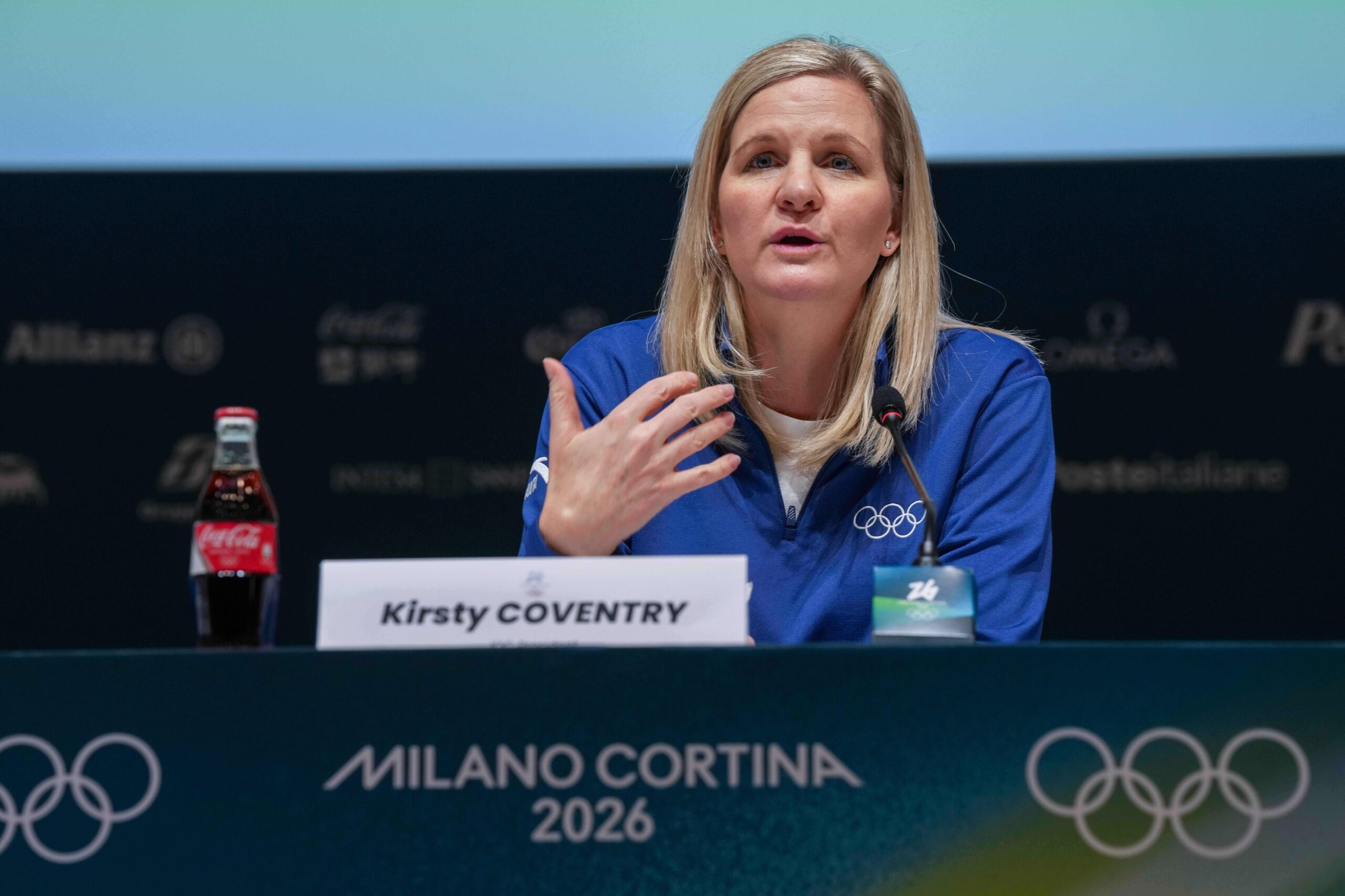 IOC president Kirsty Coventry says ICE and Epstein files are ‘sad ...