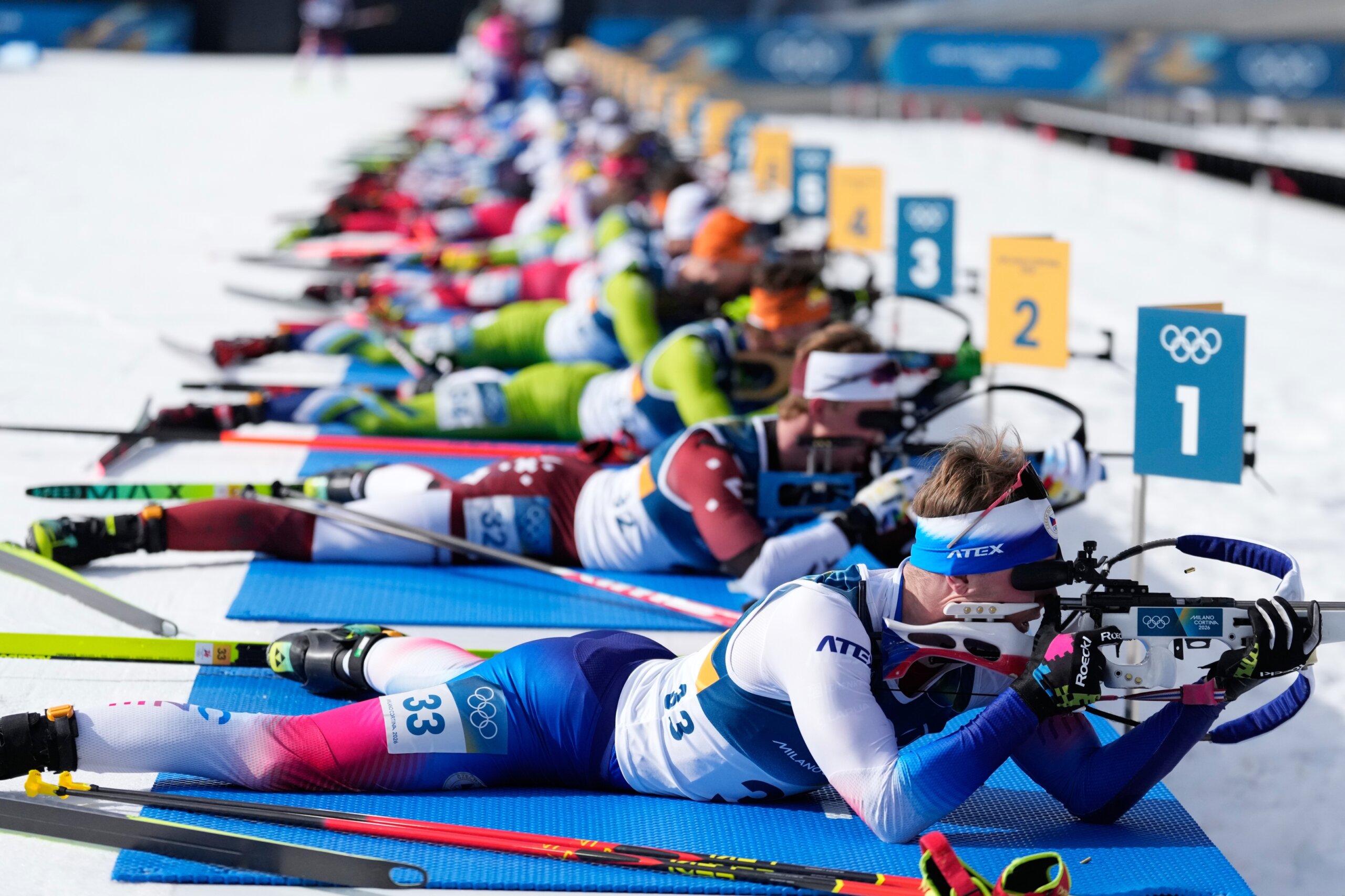 A look at the Olympic sport of biathlon by the numbers - WTOP News