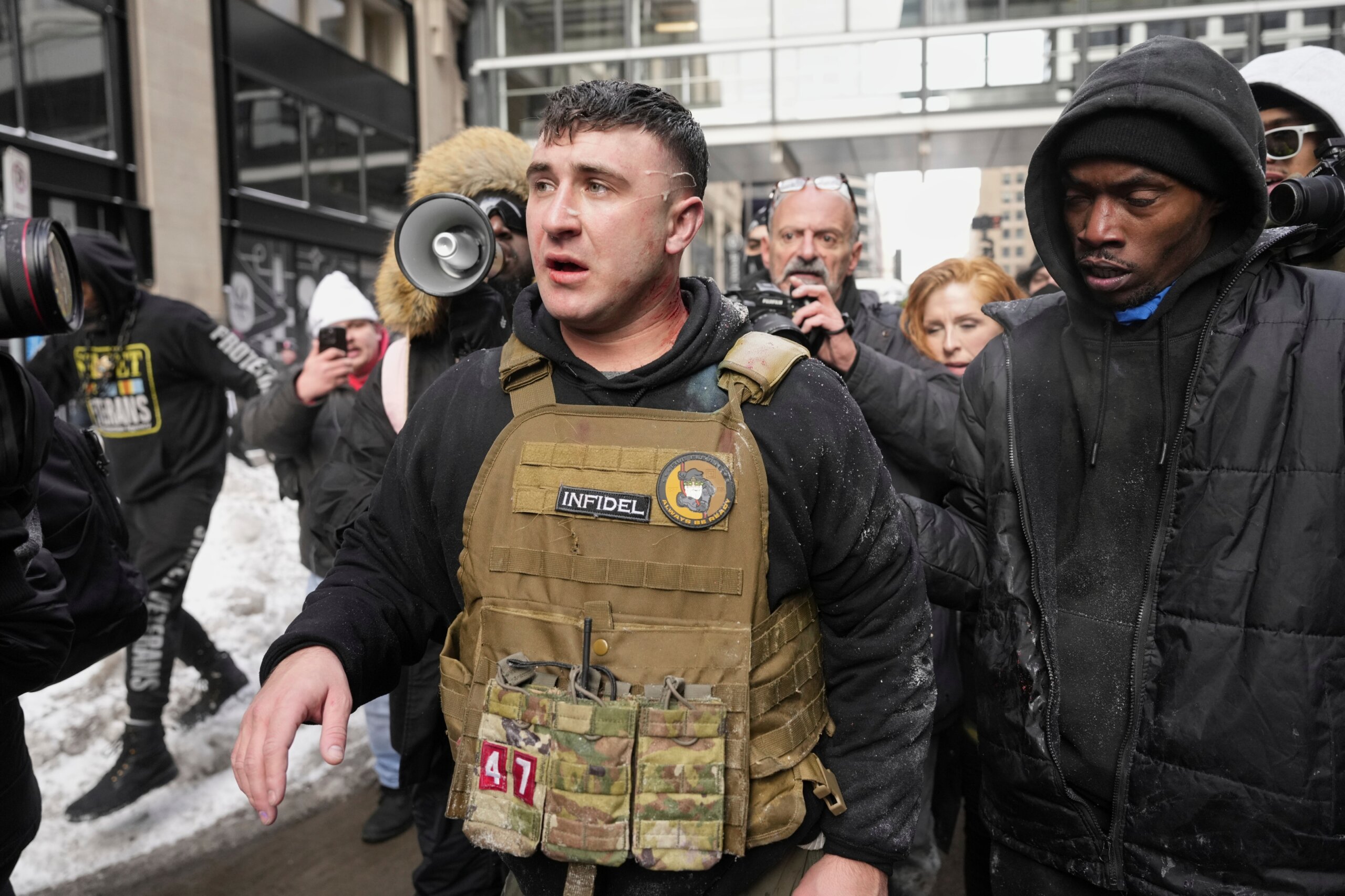 NYC Protest: Counterprotester Throws Device at Anti-Islam Rally - News ...