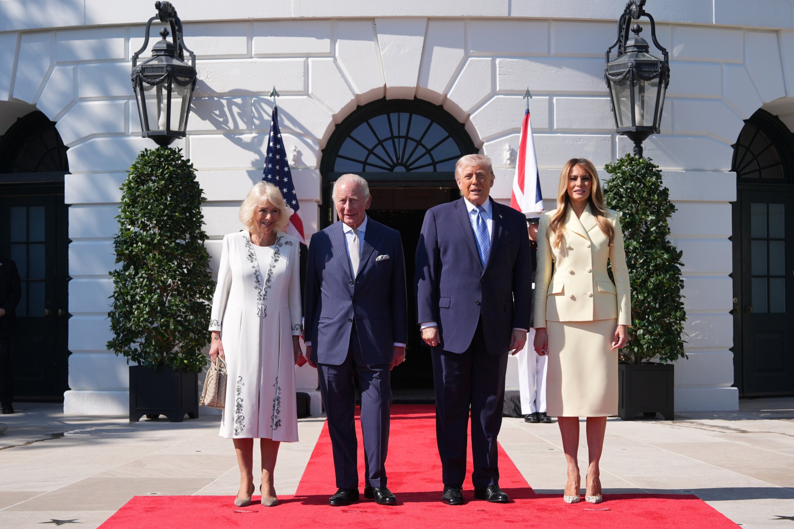 King Charles III arrives at the White House on a delicate mission to ...