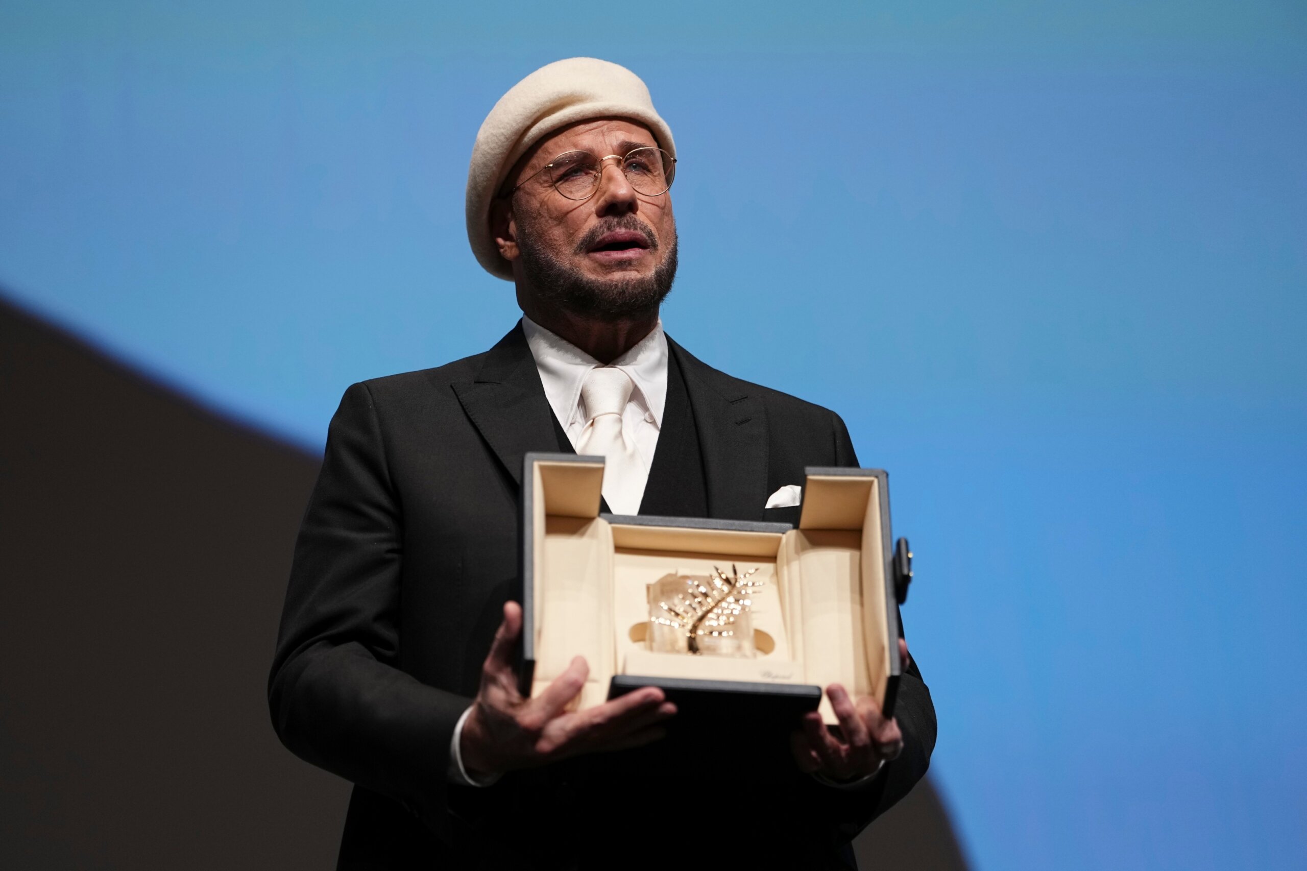 John Travolta Surprised With Honorary Palme D Or At Cannes Film