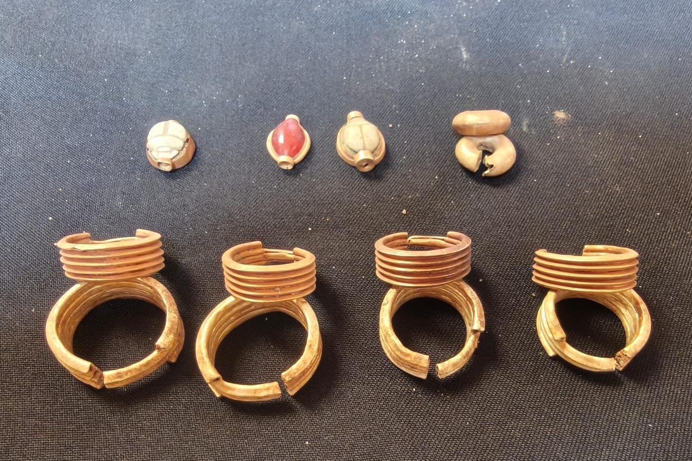 Egypt unveils a striking trove of ancient artifacts as the country ...